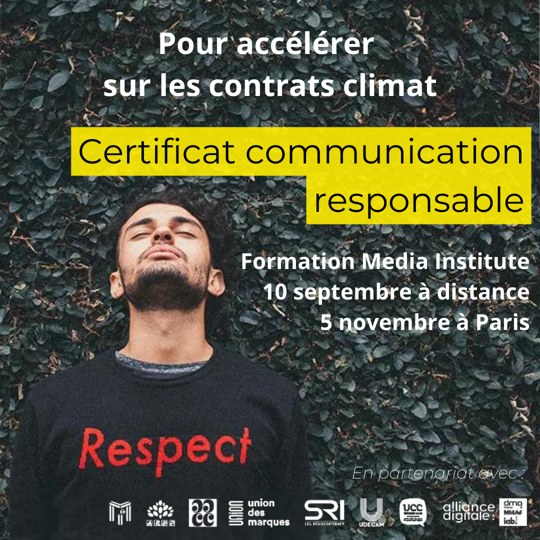 Certificat Communication Responsable : les prochaines sessions en automne 2024 - UDECAM